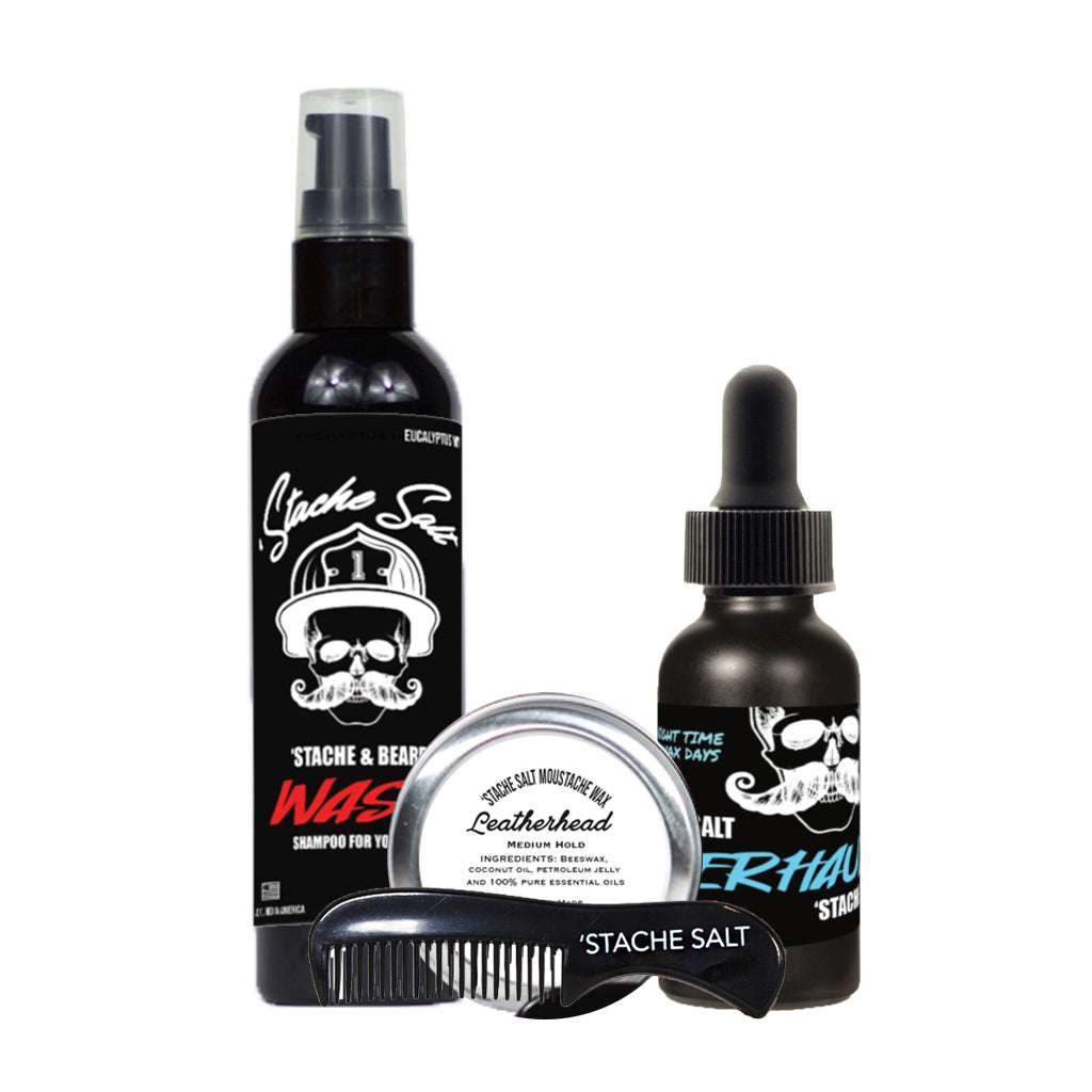 EVERY DAY CARE MOUSTACHE PACK - 'Stache Salt Moustache Wax