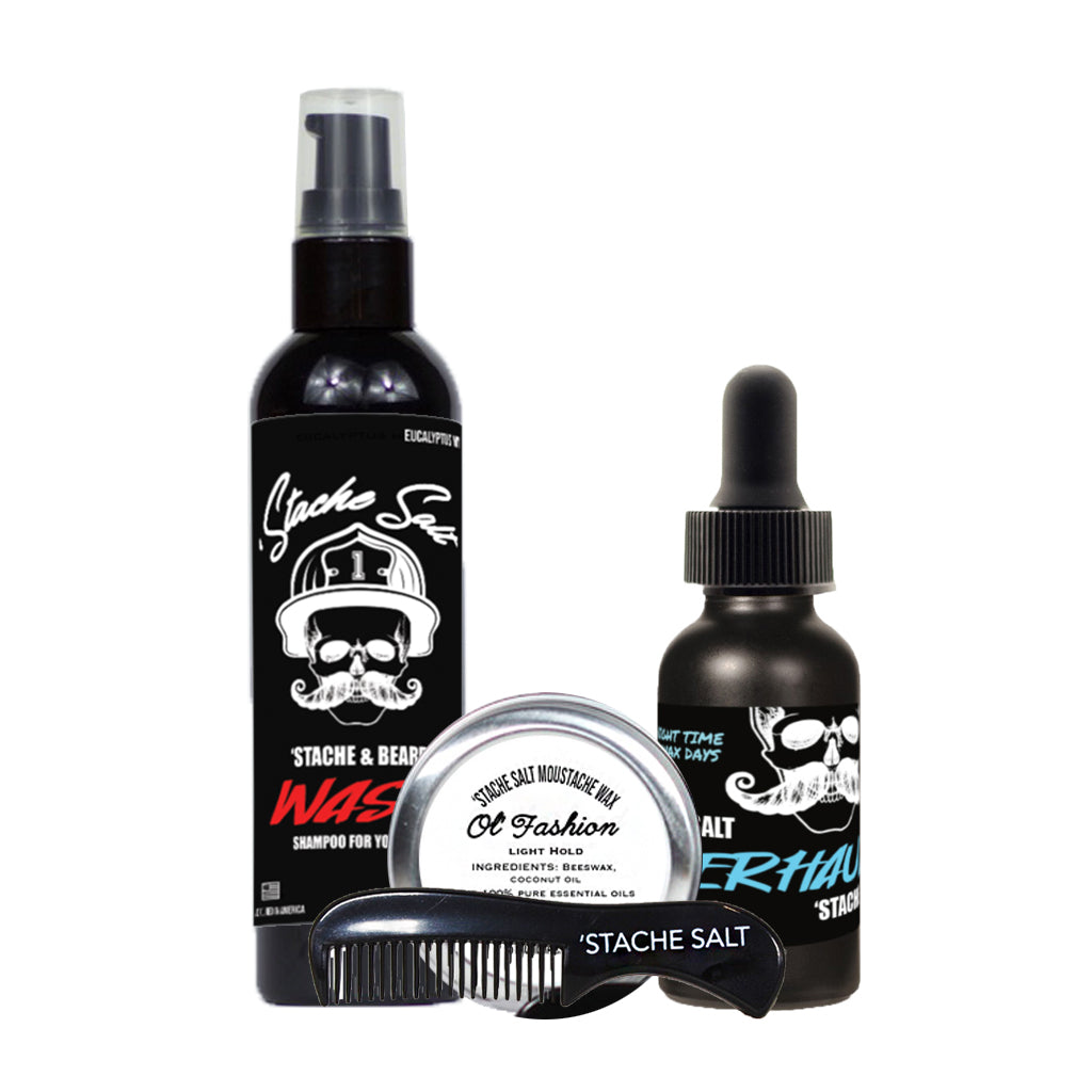 EVERY DAY CARE MOUSTACHE PACK - 'Stache Salt Moustache Wax