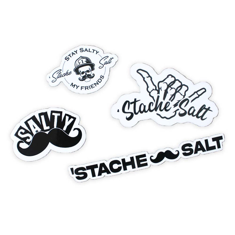 Stickers, Decals & Patches - 'Stache Salt Moustache Wax