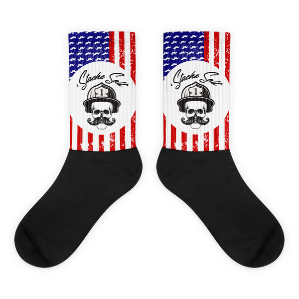 Salty American Socks - 'Stache Salt Moustache Wax
