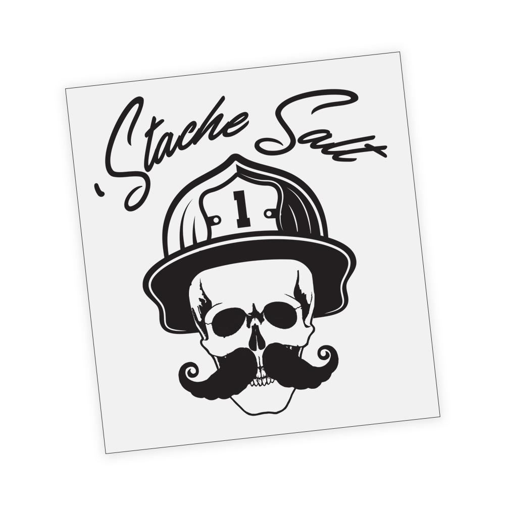 Stickers, Decals & Patches - 'Stache Salt Moustache Wax